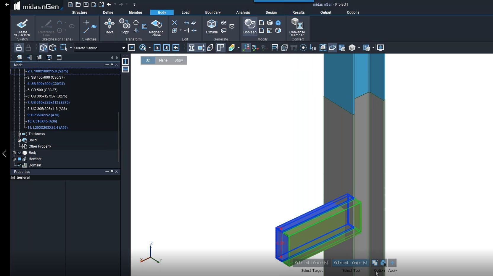Case Study Composite Steel Structures analysis and design